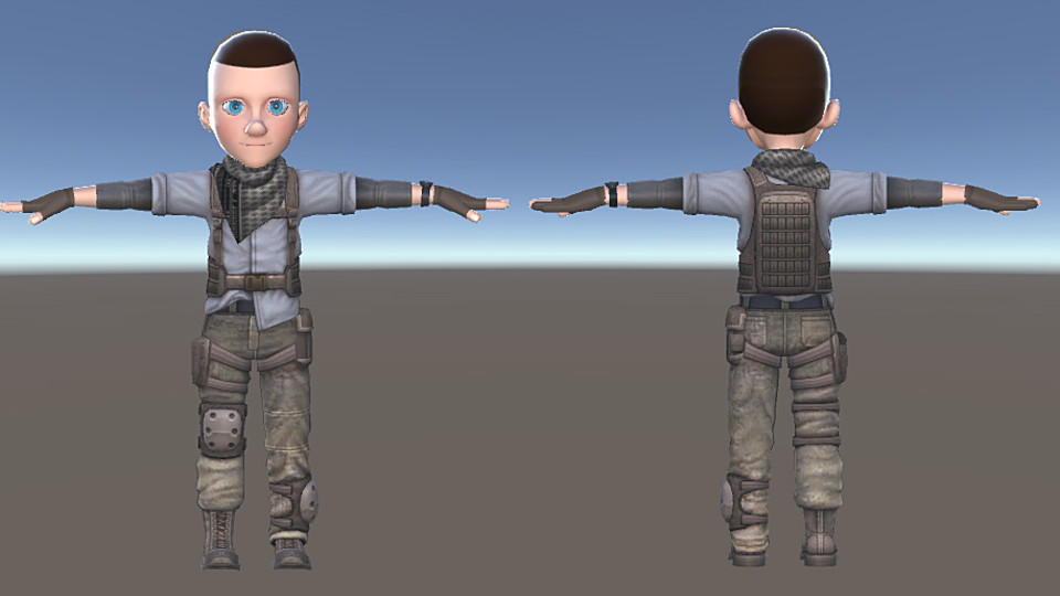 Game Character Recon Soldier