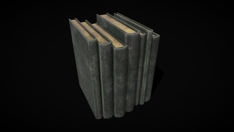 Simple Green Leather Books