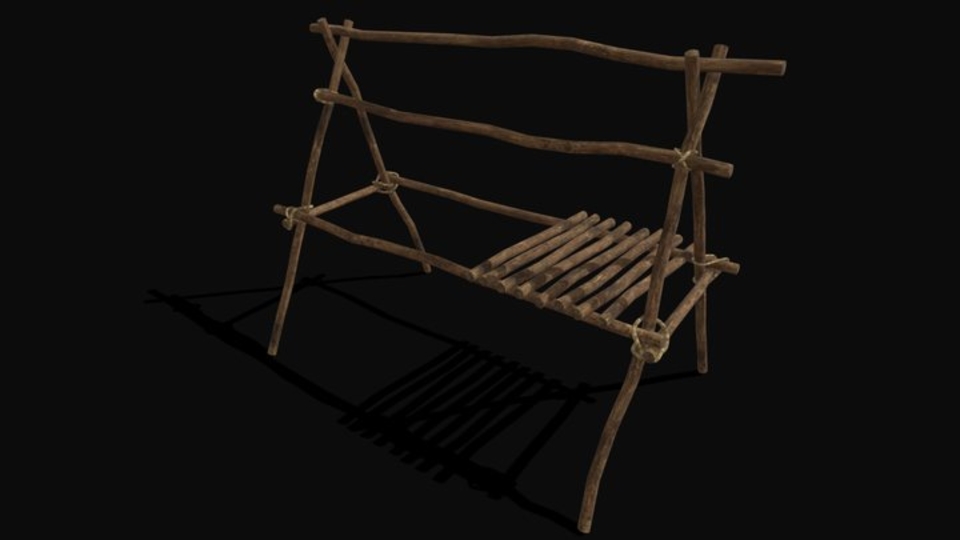 Rustic Native American Chippewa Kitchen