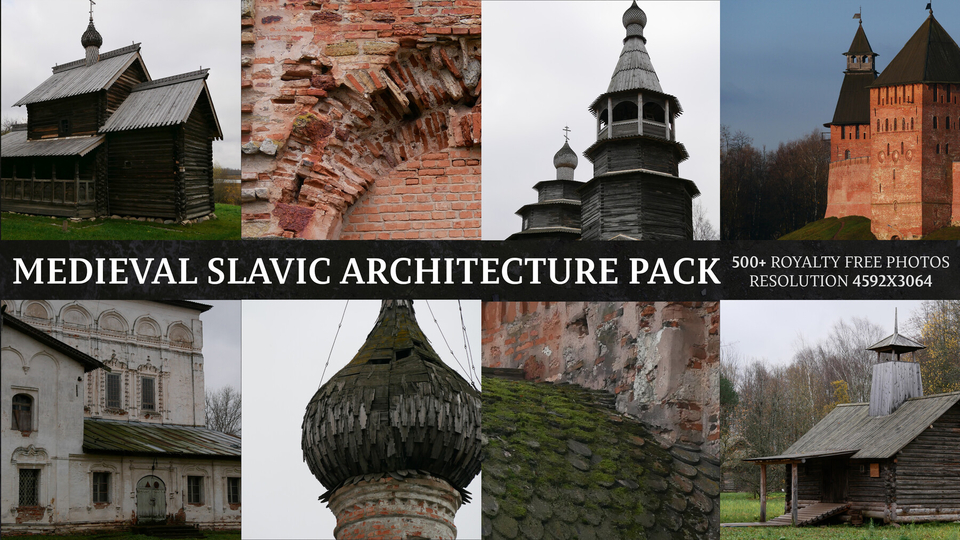 Medieval Slavic Architecture Pack