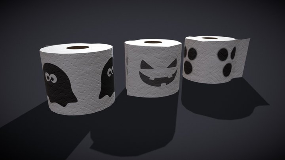 Spooky Toilet Paper