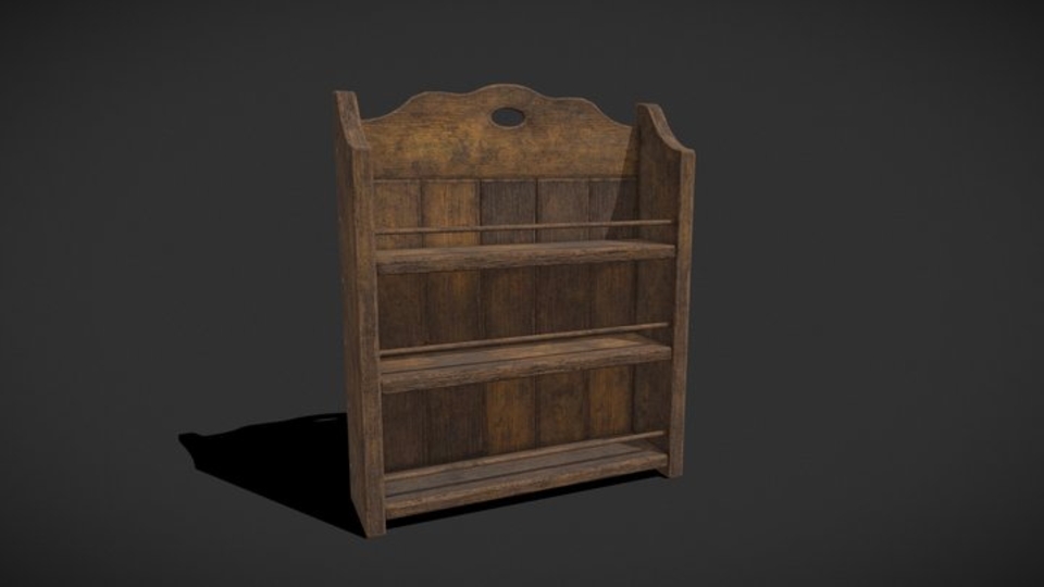 Rustic Plank Hanging Spice Rack