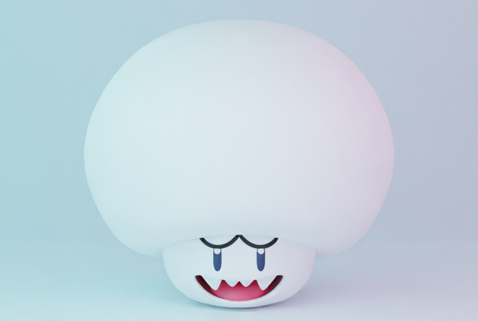 Boo Mushroom Mario