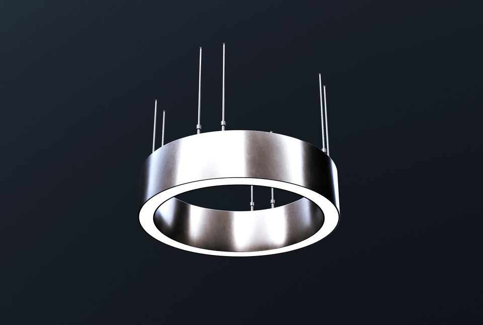 Circle ceiling lamp