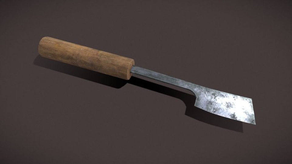 Medieval Hand Forged Wood Splitter