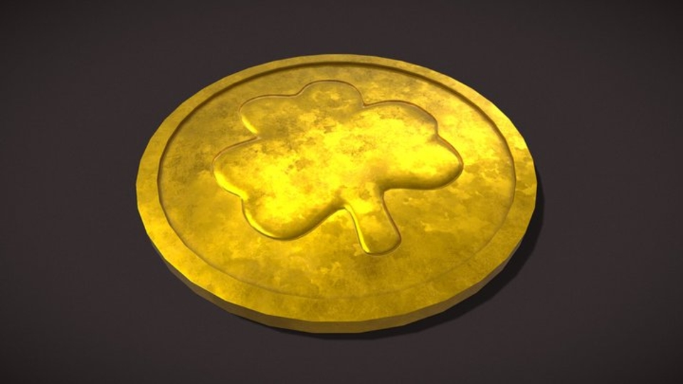 Lucky Gold Coin