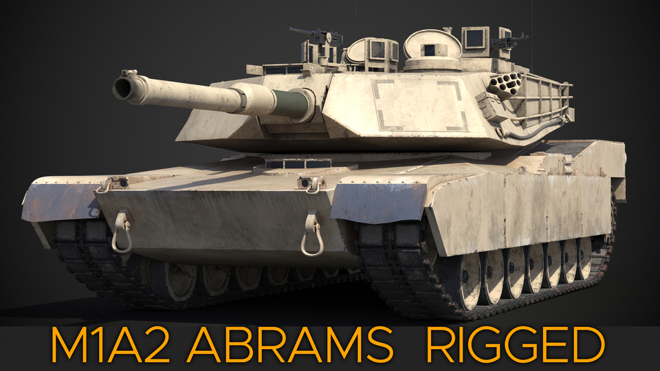 M1A2 Abrams Rigged