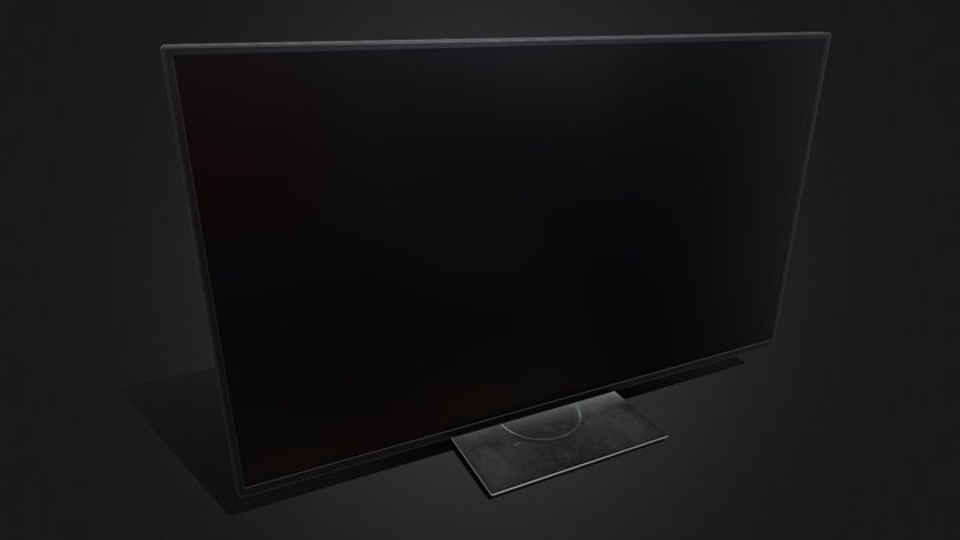 Monitor V02 - Low Poly