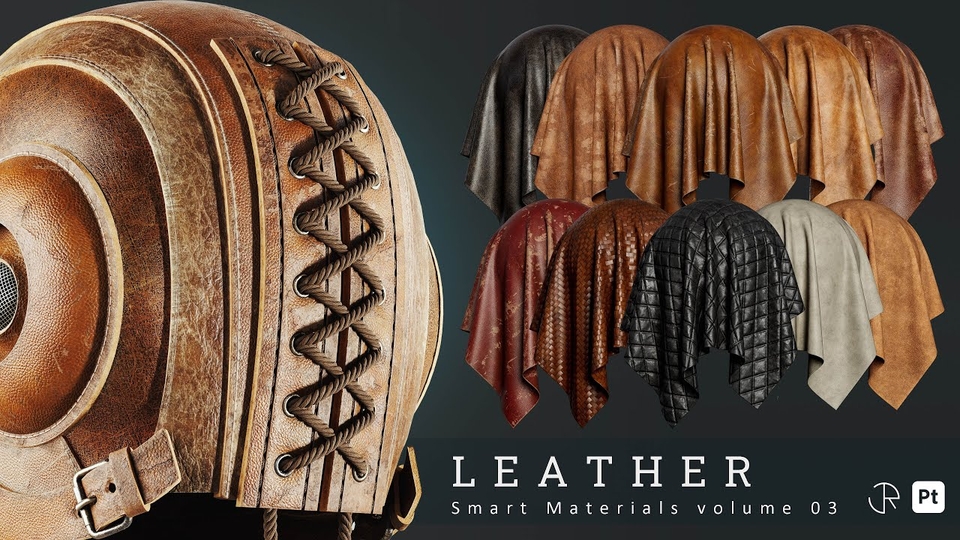 Realistic Leather Smart materials Vol 03