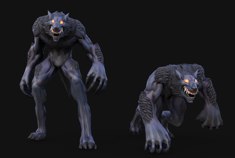 Stylized Werewolf - 03