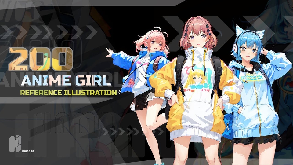 200 Anime Girl Illustration References