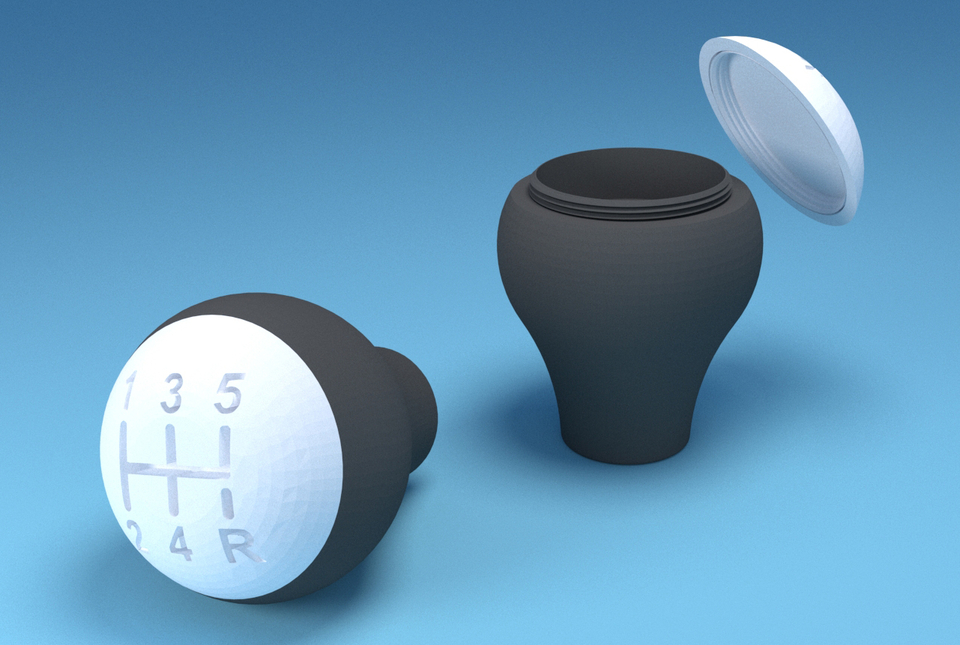Gear Shifter Knob Container