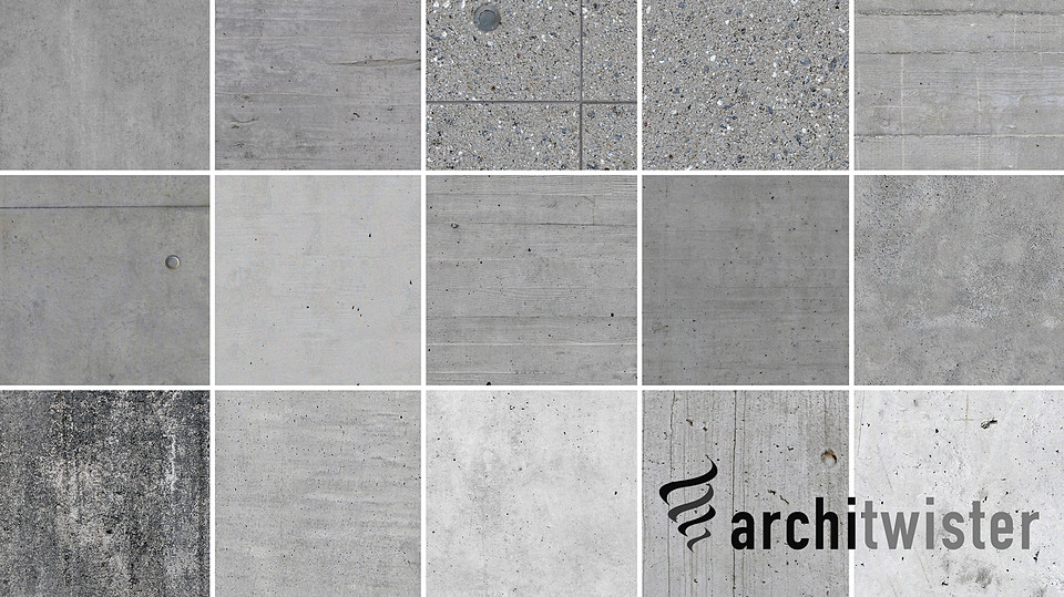 25 Seamless Concrete Textures