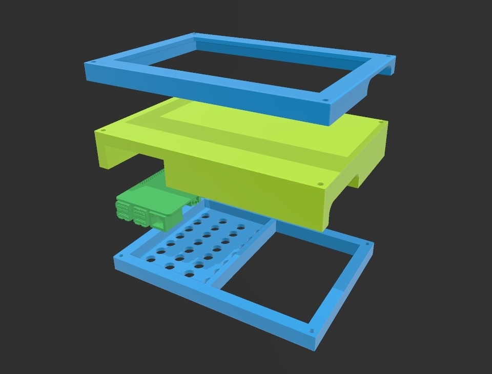 Raspberry Pi Display Monitor 7" Screen Box RPi