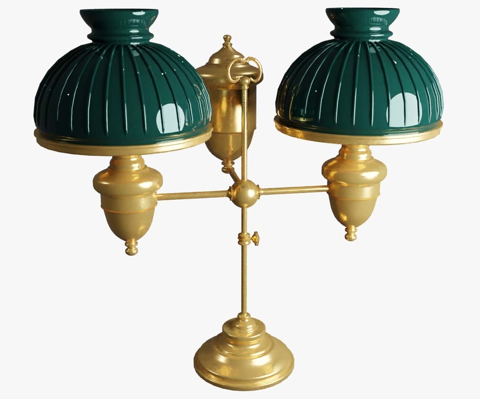 Victorian Antique Table Lamp model 3D model