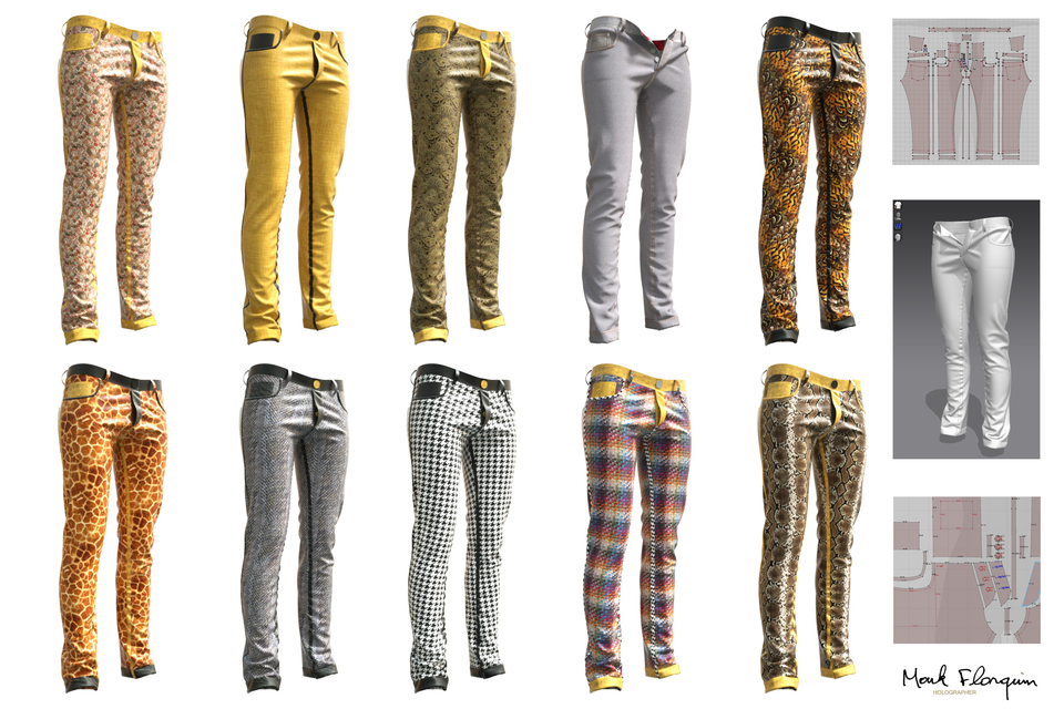 10 Marvelous Designer Pants Variations
