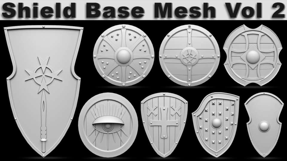 Shield Base Mesh Vol 2