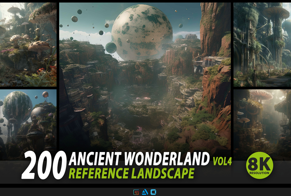 Ancient wonderland Reference Pack | 8K | Vo4