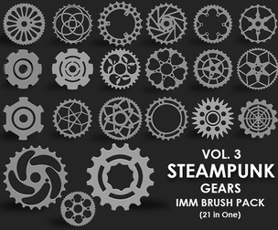 100+ Steampunk small Kitbash pack Vol_2