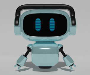 Humanoid robot 3D Model