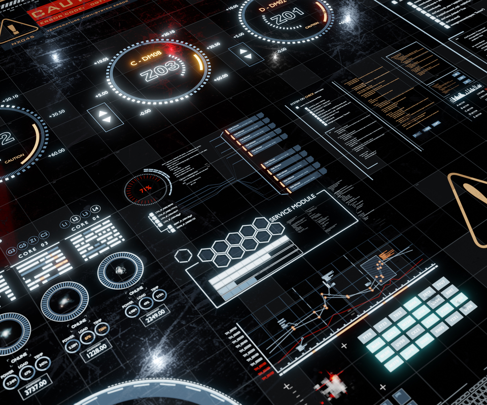 Futuristic UI HUD SCIFI HOLOGRAM