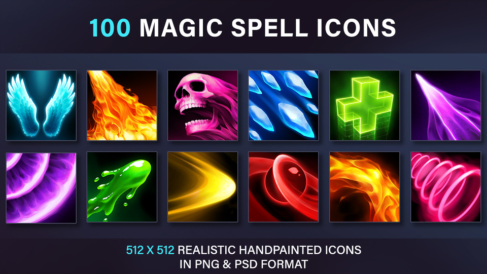 Magic Spell Icons