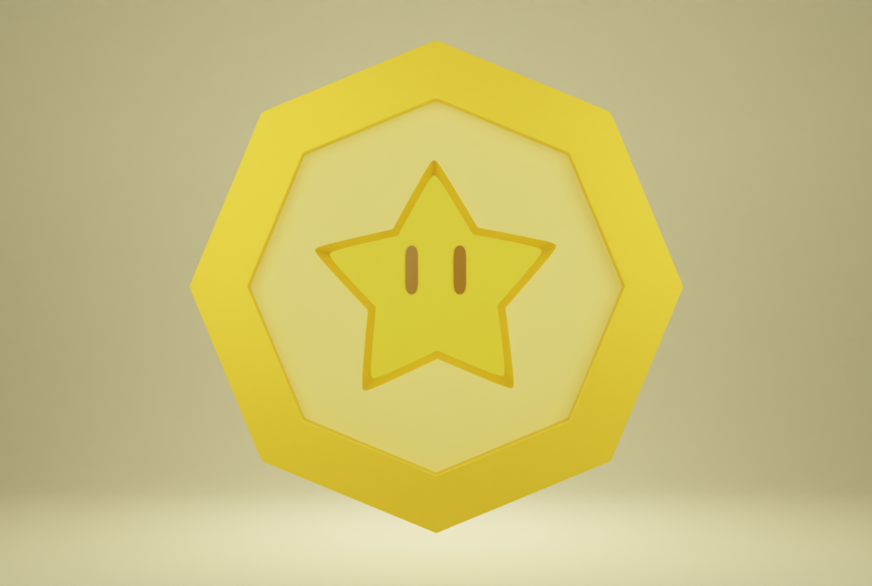 Star Medal Super Mario