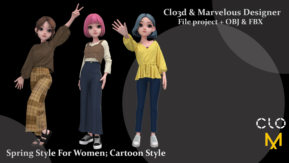 Spring clothing collection for women