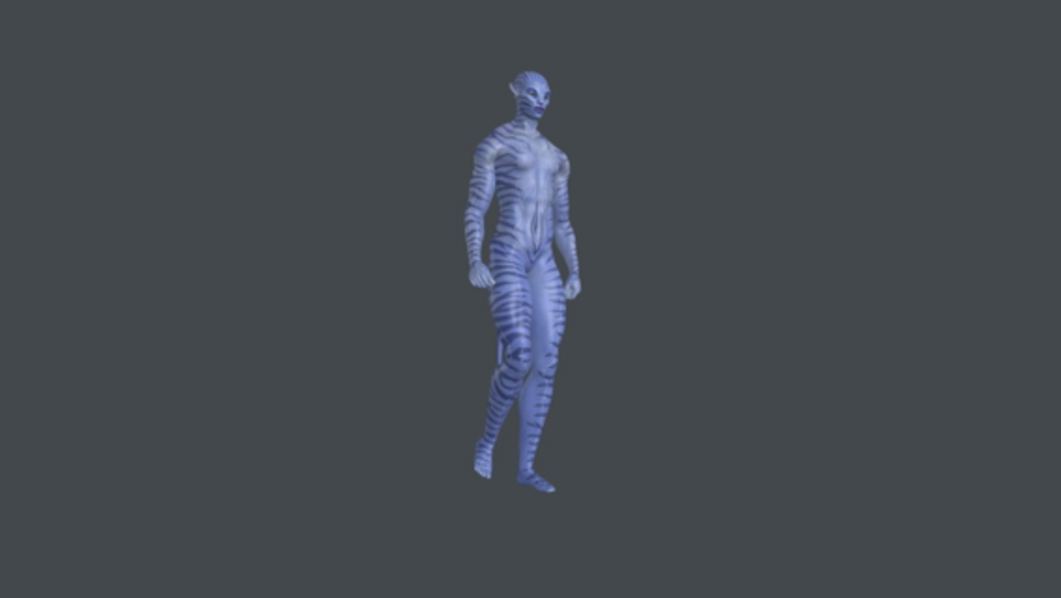 AVTR-003 Avatar Walking Animation