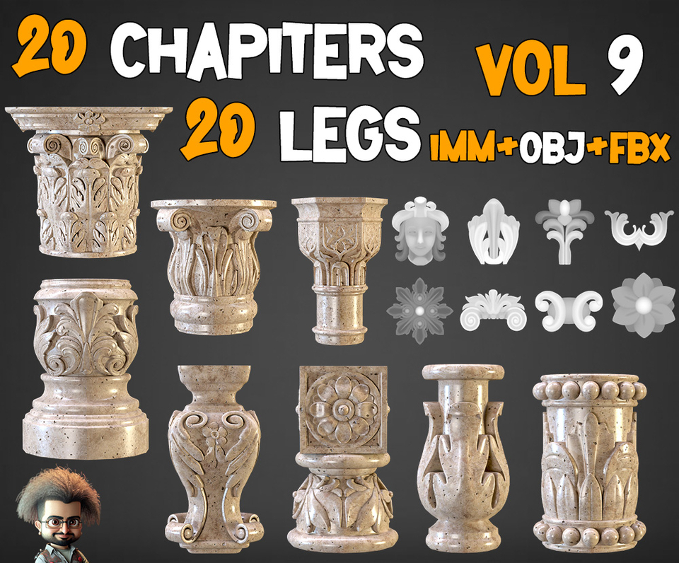 20 Chapiter 20 Legs + 45 Ornamental Brushes Vol 9