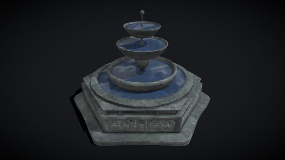 Hexagon Multi Level Fountain
