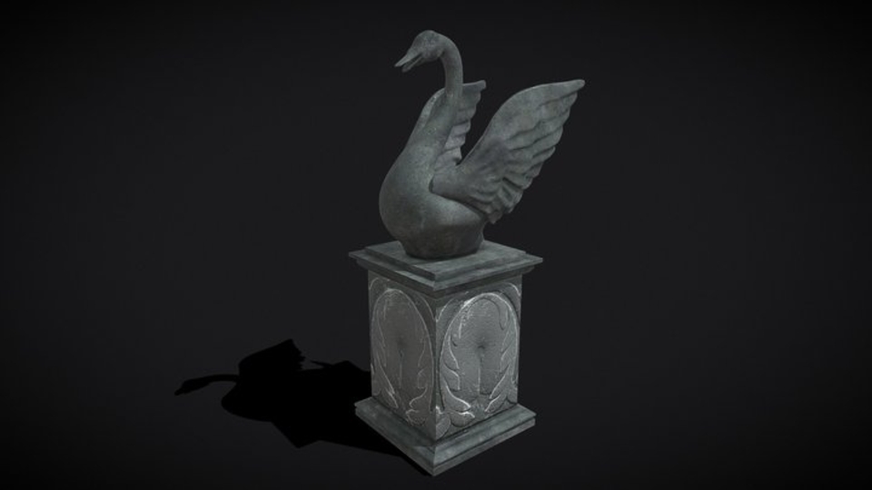 Swan Statue