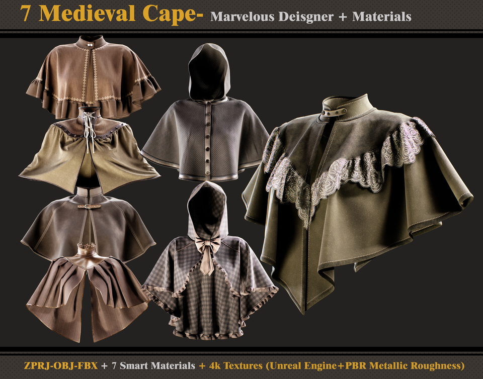 7 Medieval Capes/7 Smart Materials- Textures