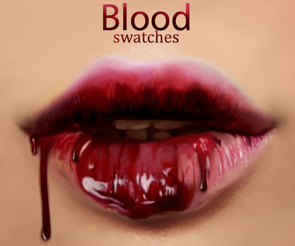 Blood Swatches for Photoshop