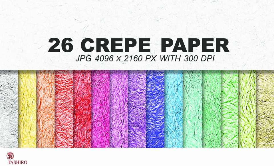Crepe paper textures
