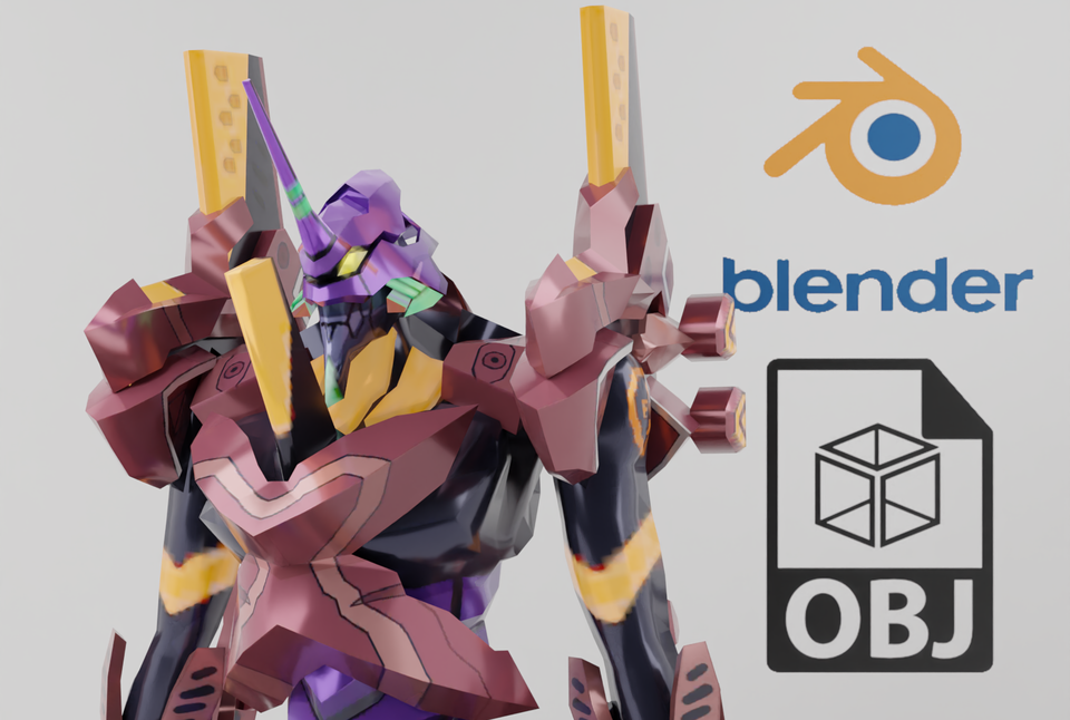 Evangelion EVA Unit 01 Type F Textured Model