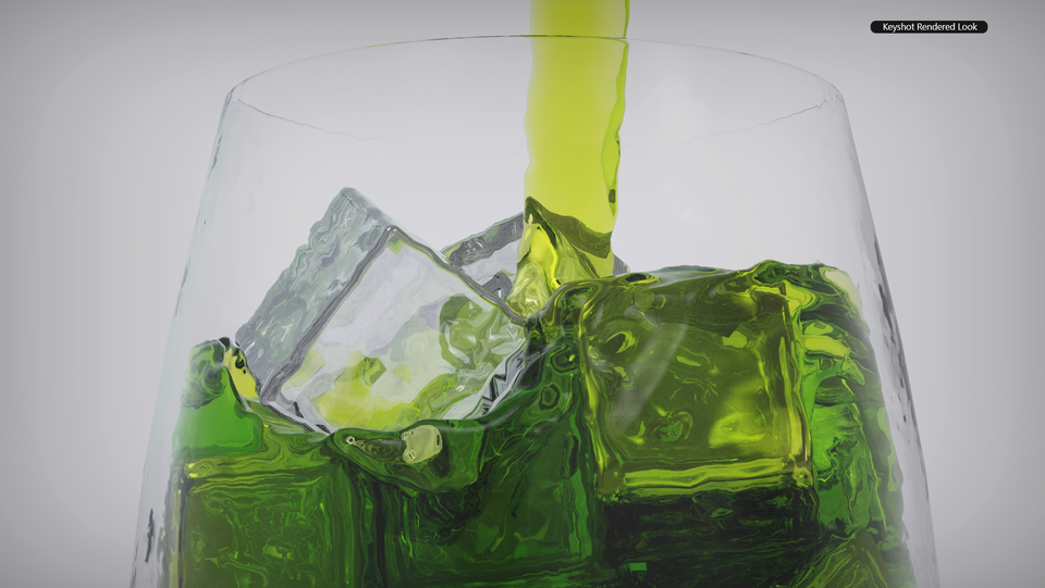 Realistic Juice In Glass