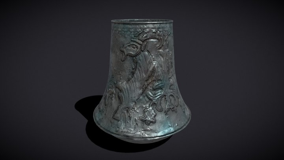 Elamite Silver Vessel
