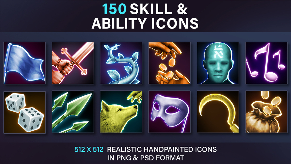 Skill And Ability Icons
