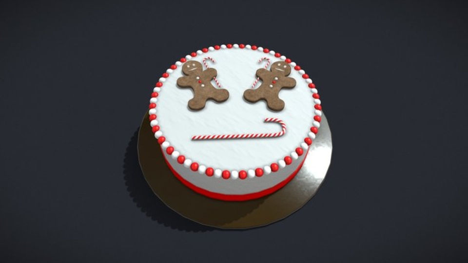 Gingerbread Man Cake