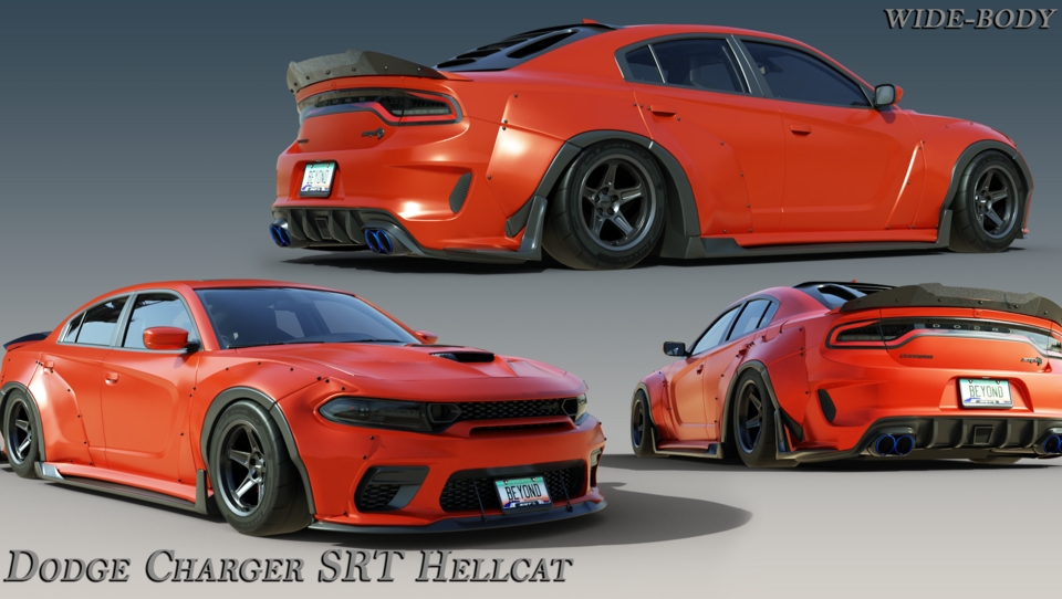 Dodge Charger srt hellcat WideBody