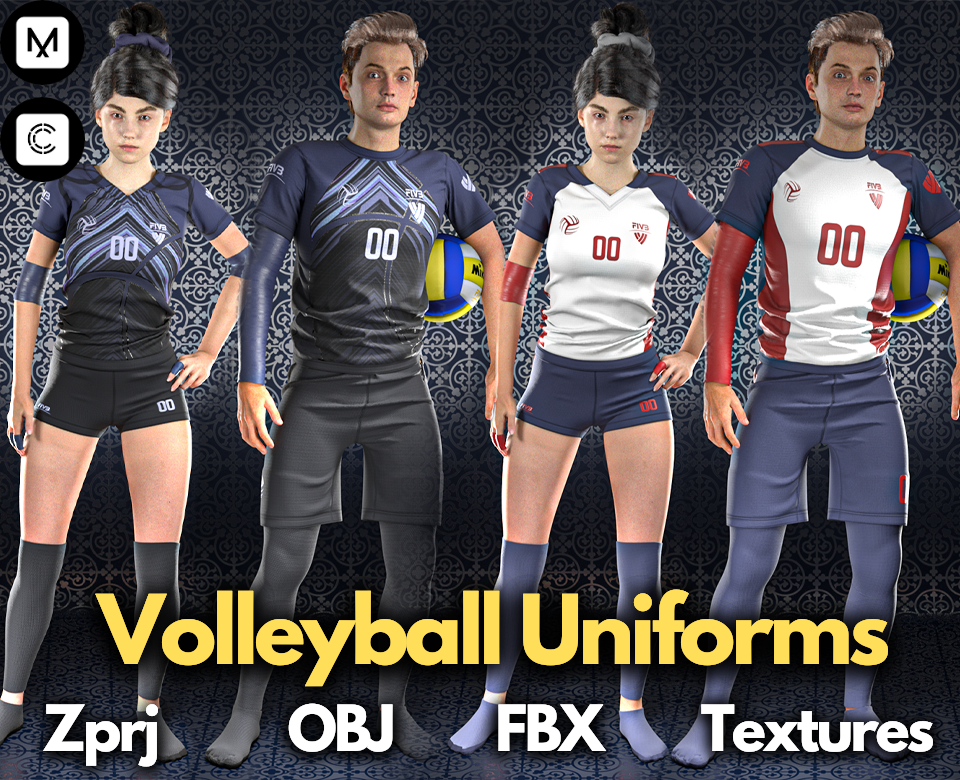 Volleyball No.1 : ZPRJ+OBJ+FBX+Texture