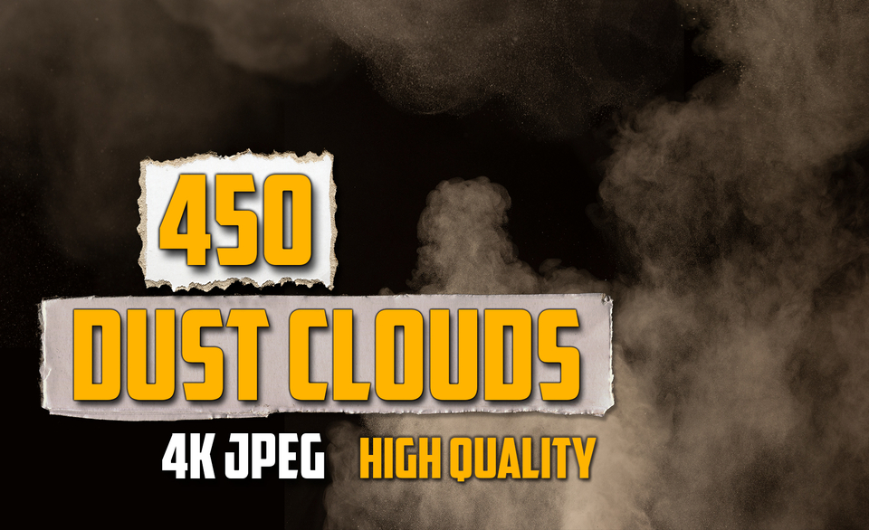 450 Dust Clouds ( High Quality ) - 4K