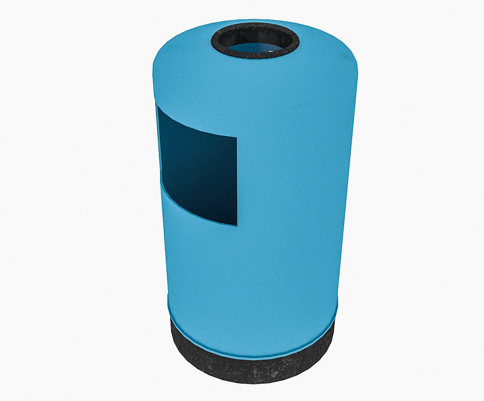 modern trash can model