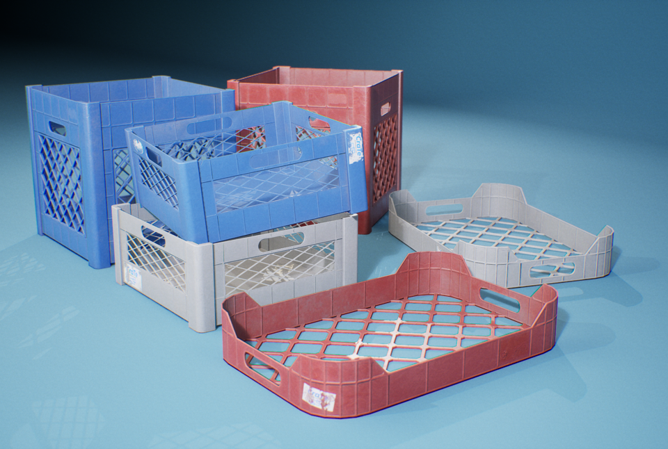 FREE Game-ready Plastic Crate Set