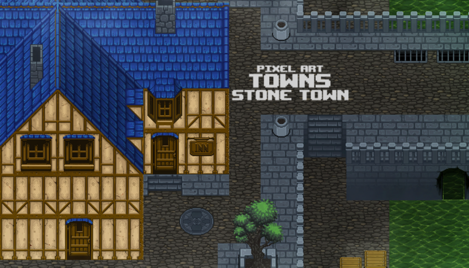 Pixel Art Towns - Stone Town
