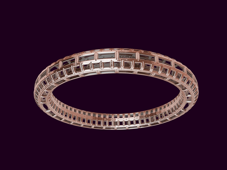 Contemporary Turkish Jali Ring 3