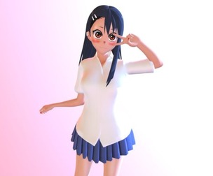 Blender Anime Model 3D