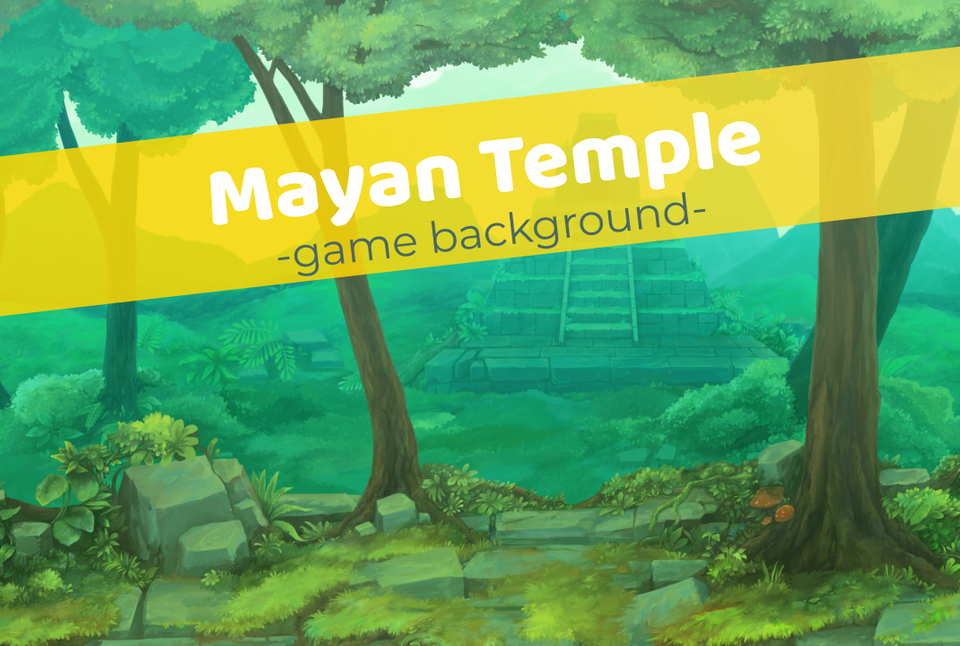 Mayan Temple - Game Background
