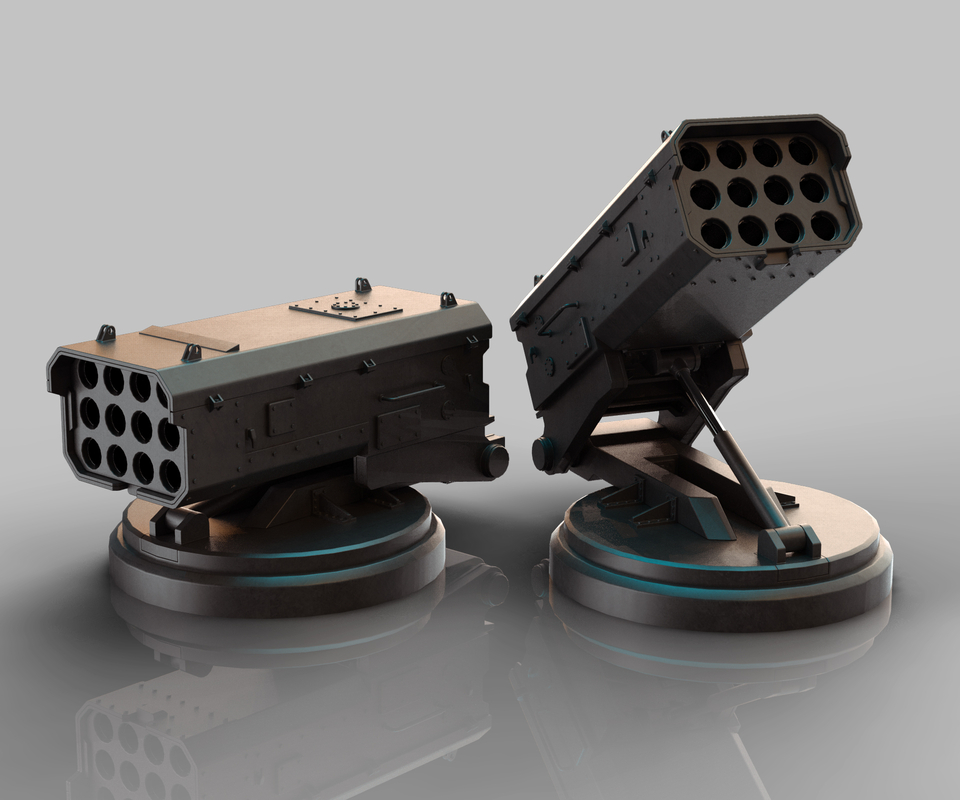 Sci-Fi Missile Launcher M-12